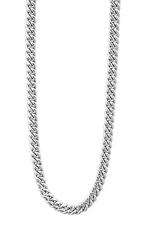 Lagos Anthem Curb Chain Necklace - Silver