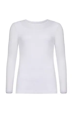 Anatomie Kim Mesh-sleeve Top - White