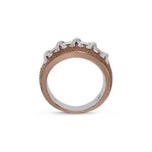 LUVMYJEWELRY 0.20ctw Diamond Band Ring In 925 Sterling Silver