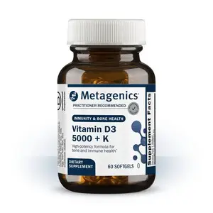 METAGENICS D3 5000 +k 60 Softgels - One-color