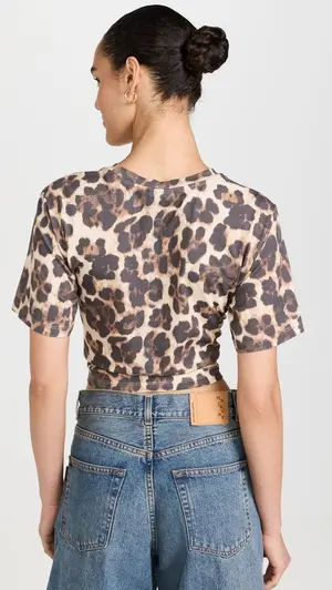 Le Superbe Leopard Tie T-shirt