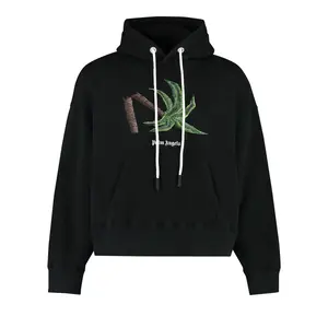 Palm Angels Broken Palm Hoodie - Black