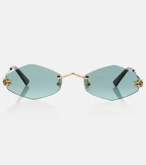 CARTIER Panthère De Sunglasses - Gold
