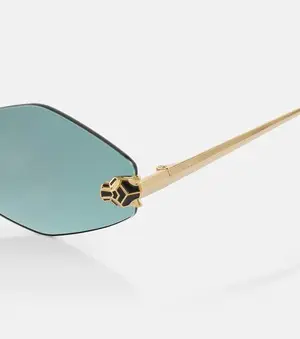 CARTIER Panthère De Sunglasses - Gold