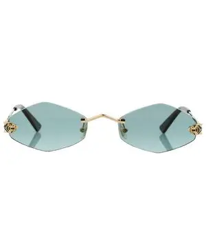CARTIER Cartier Eyewear Collection Panthère De Cartier Sunglasses Green