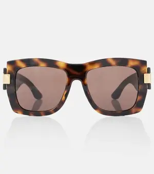 Gucci Interlocking G Square Sunglasses - Brown