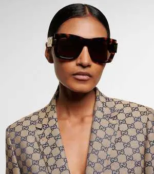 Gucci Interlocking G Square Sunglasses