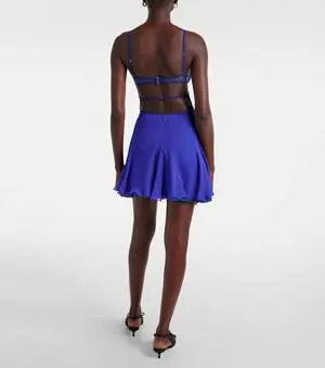 NENSI DOJAKA Silk Minidress