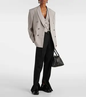 Wardrobe.NYC Virgin Wool Waistcoat - Grey
