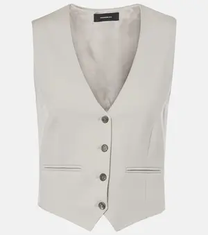 Wardrobe.NYC Virgin Wool Waistcoat - Grey