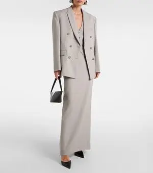 Wardrobe.NYC Virgin Wool Waistcoat - Grey