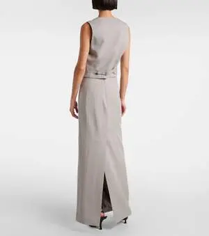 Wardrobe.NYC Virgin Wool Waistcoat - Grey