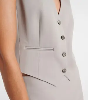 Wardrobe.NYC Virgin Wool Waistcoat - Grey
