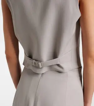 Wardrobe.NYC Virgin Wool Waistcoat - Grey