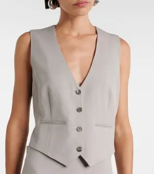 Wardrobe.NYC Virgin Wool Waistcoat - Grey