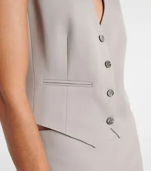 Wardrobe.NYC Virgin Wool Waistcoat - Grey