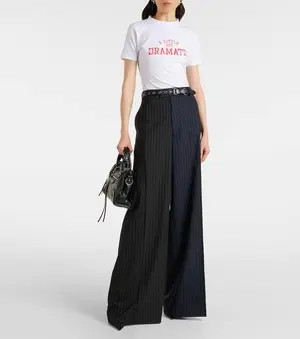 Vetements Pinstripe Wool Wide-leg Pants