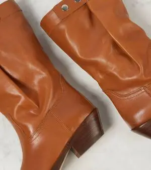 Isabel Marant Ademe Leather Ankle Boots