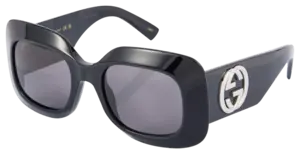 Gucci Fifth Avenue Oversized Sunglasses - Black