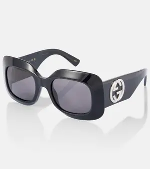 Gucci Fifth Avenue Oversized Sunglasses - Black