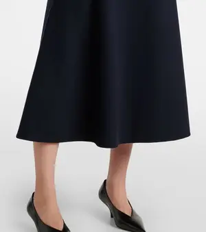 Max Mara Nevada Wool Midi Skirt