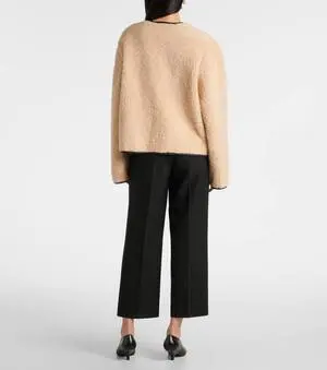 BLAZÉ MILANO Gliss Reversible Shearling Jacket - Brown