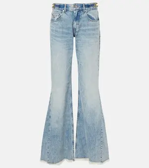 Stella McCartney Low-rise Flared Jeans - Blue
