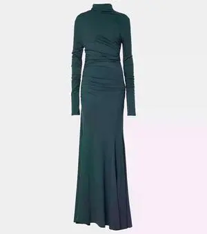 Tove Tove Africa Crêpe Jersey Maxi Dress Blue