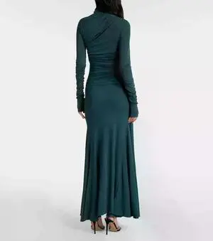 Tove Africa Crêpe Jersey Maxi Dress - Blue