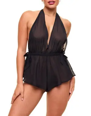 ADORE ME Adore Me Merilyn Romper Black