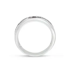 LUVMYJEWELRY Sapphire And Topaz Band Ring