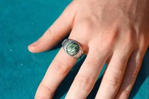 LUVMYJEWELRY Seraphinite Signet Ring