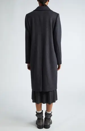 Eleventy Virgin Wool Long Coat