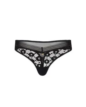 ADORE ME Nolie Thong Panties - Black