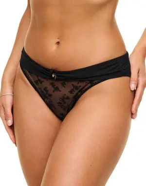 ADORE ME Wren Thong Panties Black