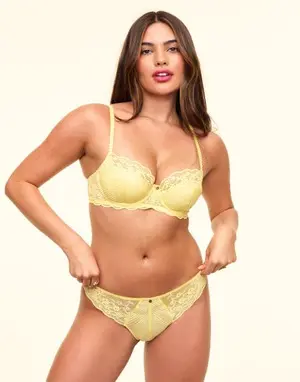 ADORE ME Perla Contour Balconette Bra - Light Yellow