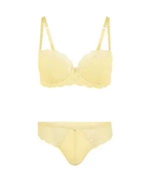 ADORE ME Perla Contour Balconette Bra - Light Yellow