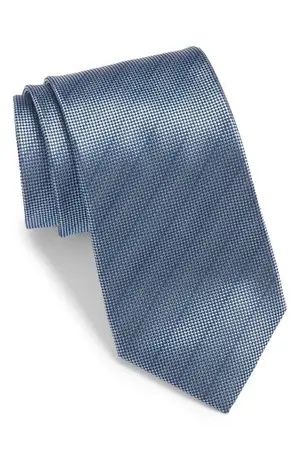 Nordstrom Tonal Stripe Silk Neck Tie - Lt Blue
