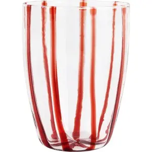 VIETRI Nuovo Stripe Tall Tumbler - Red