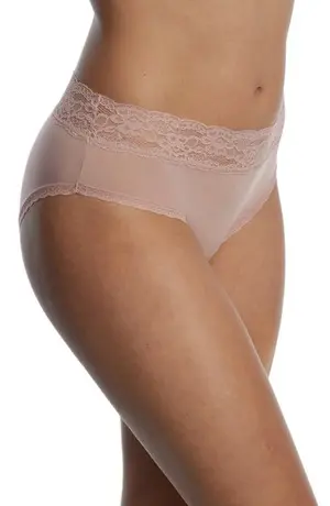 SKARLETT BLUE Goddess Lace Trim Hipster - Romance