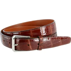 Trafalgar Classic 30mm Genuine Glazed Alligator Belt