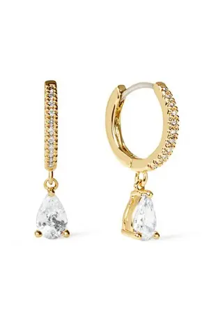 ANA LUISA Elise Huggie Hoop Earrings - Gold
