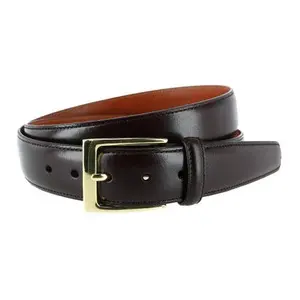 Trafalgar 30mm Cortina Leather Belt - Dark Brown