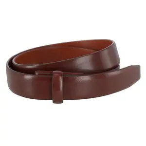 Trafalgar Cortina Leather Compression Belt Strap 30mm - Mahogany