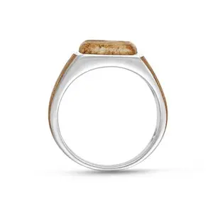 LUVMYJEWELRY Picasso Jasper Sterling Silver Signet Ring