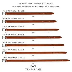 Trafalgar Gator Embossed 30mm Compression Belt Strap - Black
