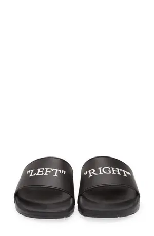 Off-White Quote Slide Sandal
