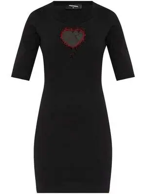 Dsquared2 DSQUARED2 Cotton Dress - Black