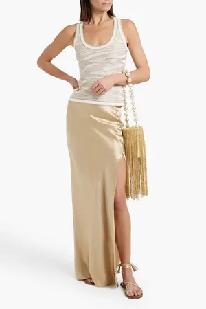 Missoni Metallic Crochet-knit Tank