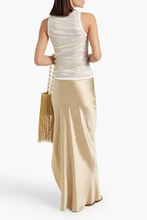 Missoni Metallic Crochet-knit Tank